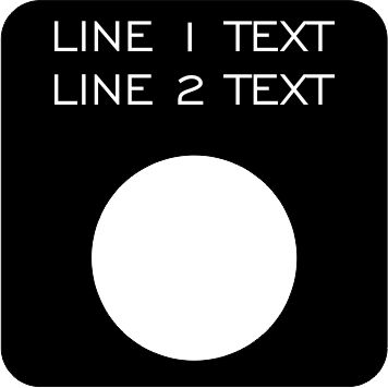 16mm Legend Plates | Carolina Laser, Inc.