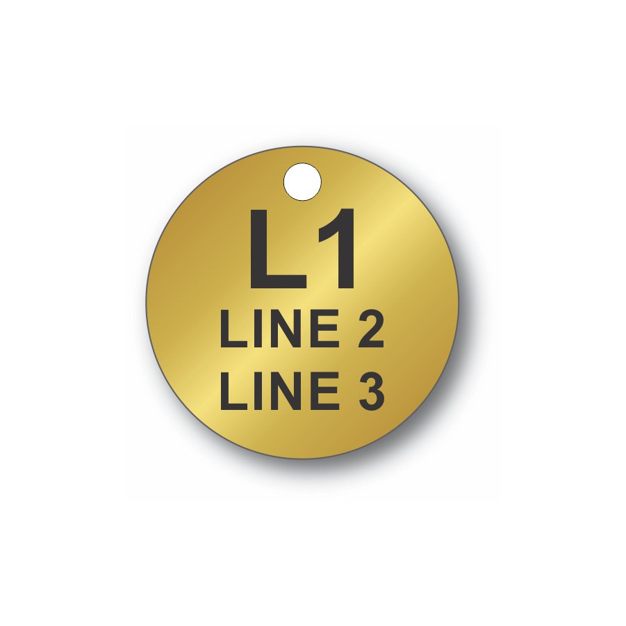 Engraved Brass Tags | Carolina Laser, Inc.